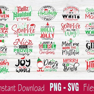 Funny Christmas SVG Bundle Funny Christmas Shirt Bundle SVG for Cricut ...