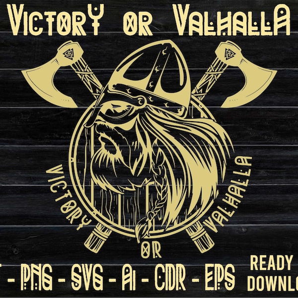 Valhalla Svg - Etsy