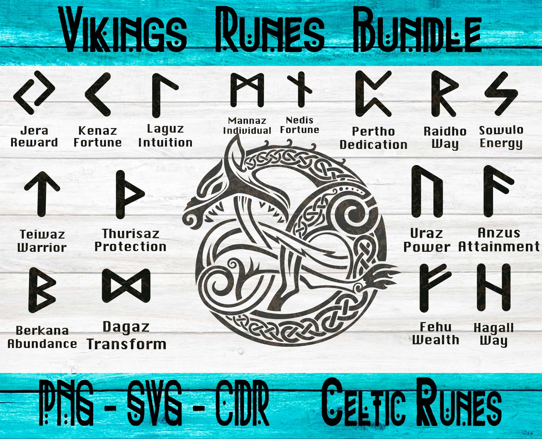 Buy Viking Runes SVG Rune SVG Cut File Vegvisir Svg Viking Online in ...