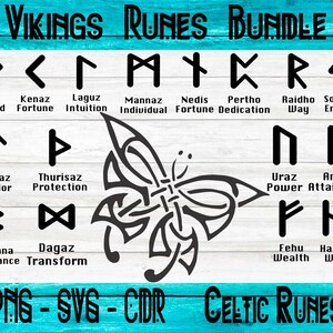 Viking Runes SVG, Rune SVG Cut File, Vegvisir Svg, Viking Symbol Svg ...