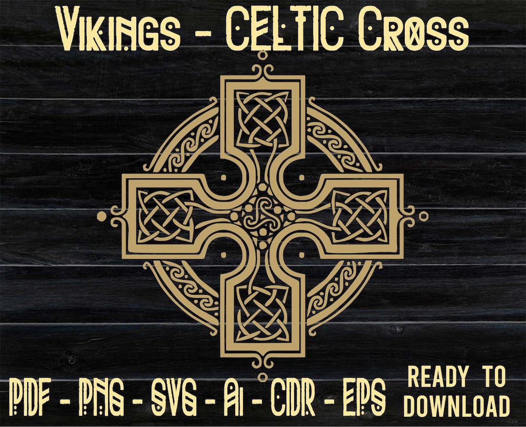Celtic Cross SVG, Knot Cross Svg, Laser Cut Files Celtic Files, Viking ...