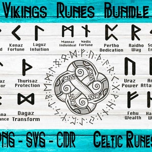 Viking Runes SVG, Rune SVG Cut File, Vegvisir Svg, Viking Symbol Svg ...