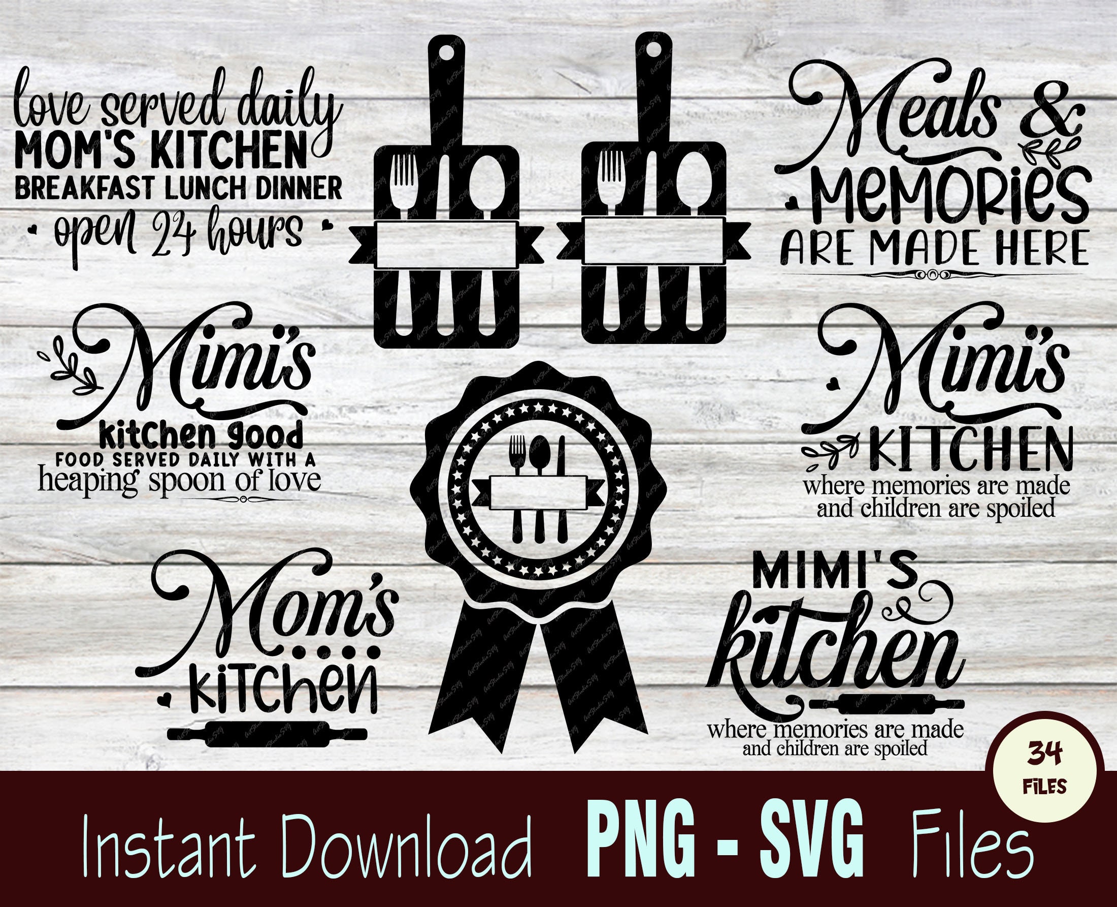 Farmhouse Kitchen Svg Bundle FUNNY KITCHEN SVG Kitchen Svg | Etsy