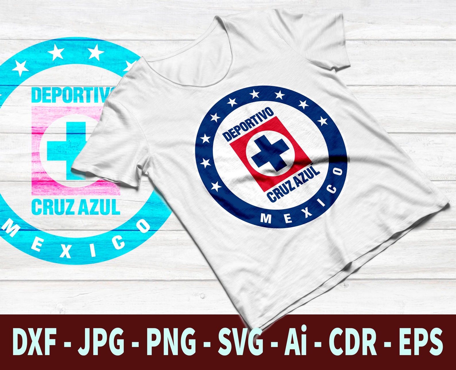 Club Deportivo Cruz Azul SVG Futbol Club Logo 2021 Layered - Etsy