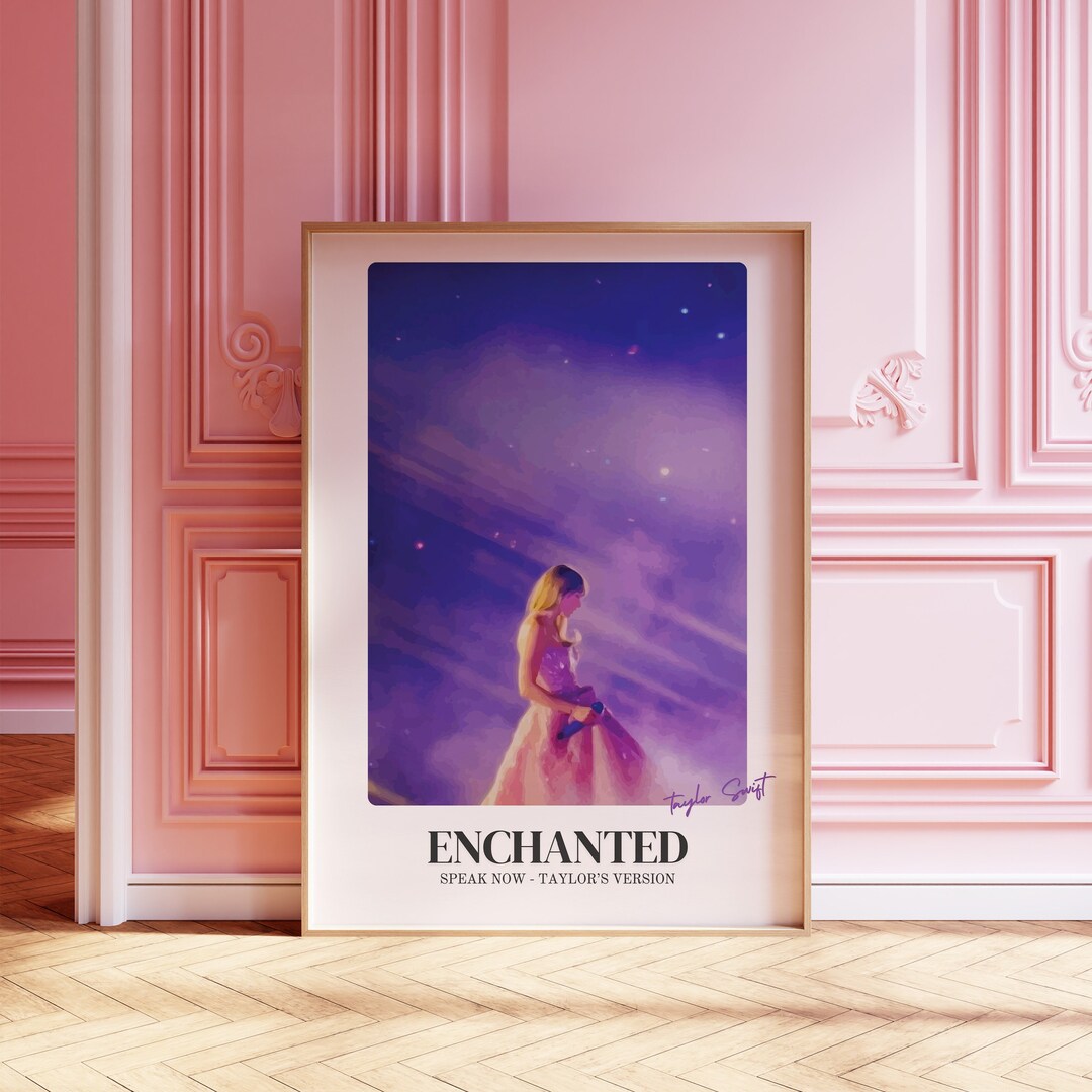 Enchanted Print Taylor Swift Poster, Speak Now Album Print, Printable ...