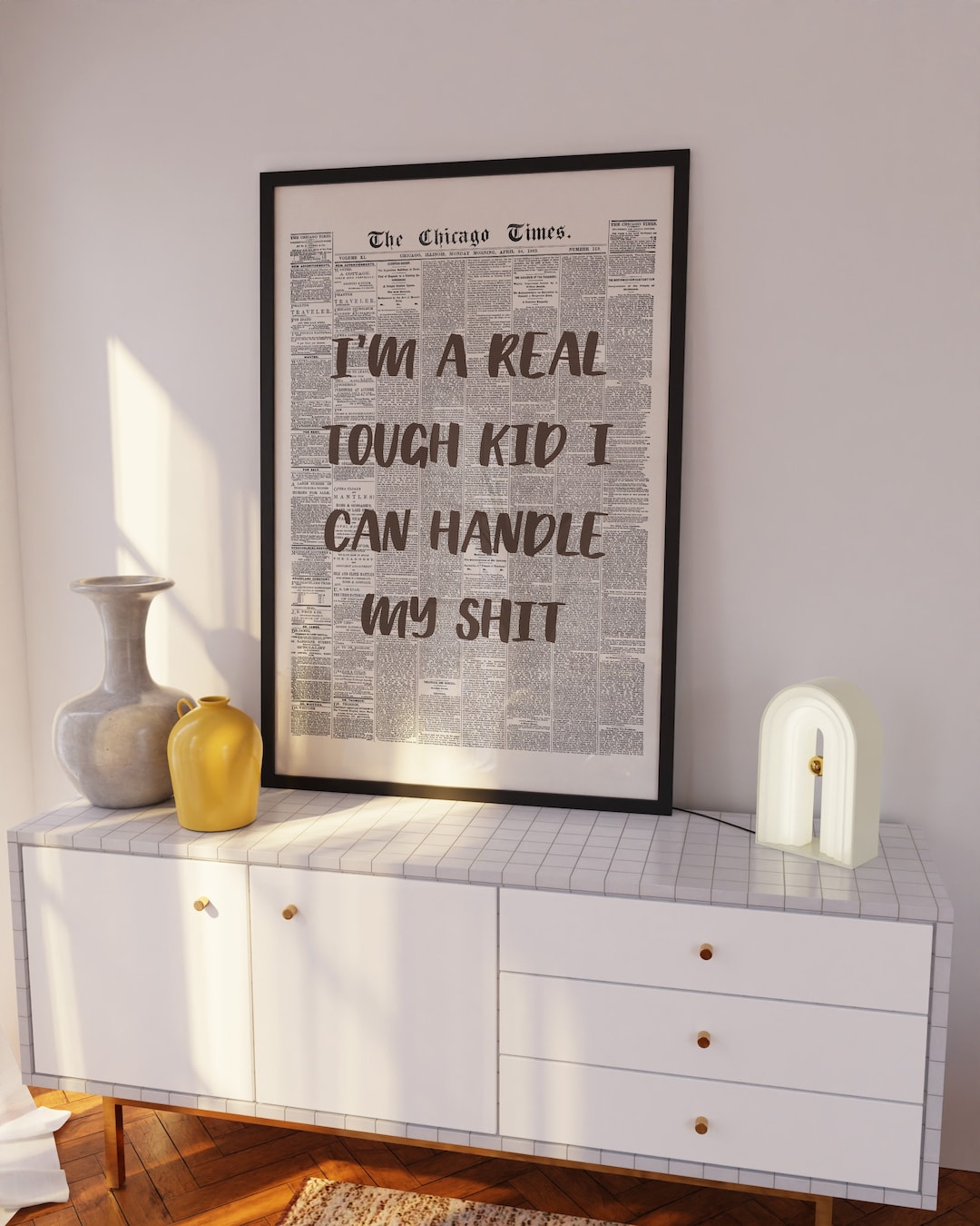 I'm A Real Tough Kid I Can Handle My Shit Print - Taylor Poster, the ...