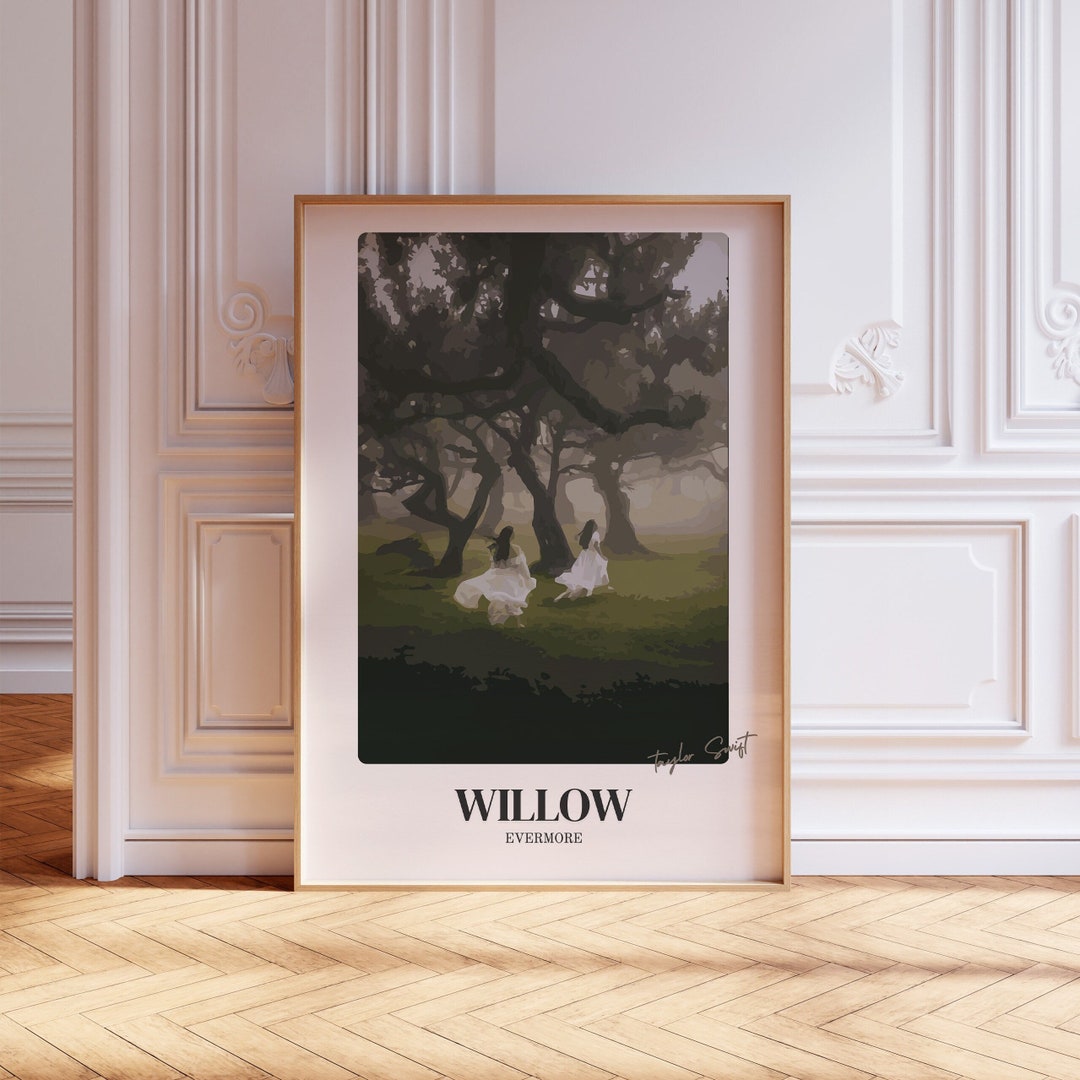 Willow Print Taylor Swift Poster, Evermore Album Print, Printable Gift ...