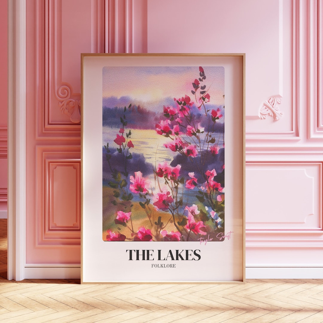 The Lakes Print, Taylor Swift Poster, Folklore Album Print, Printable ...