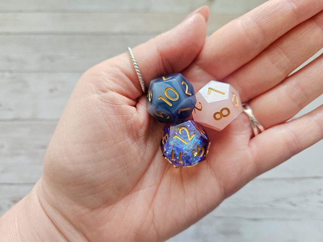 Resin 12-sided Dice, Game Die, Randomizer Saving Challenge Saving Money ...