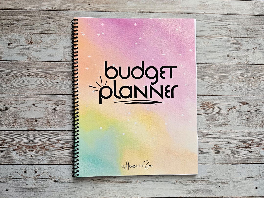 Budget Planner Workbook, Undated Paycheck Breakdown Debt Tracker ...