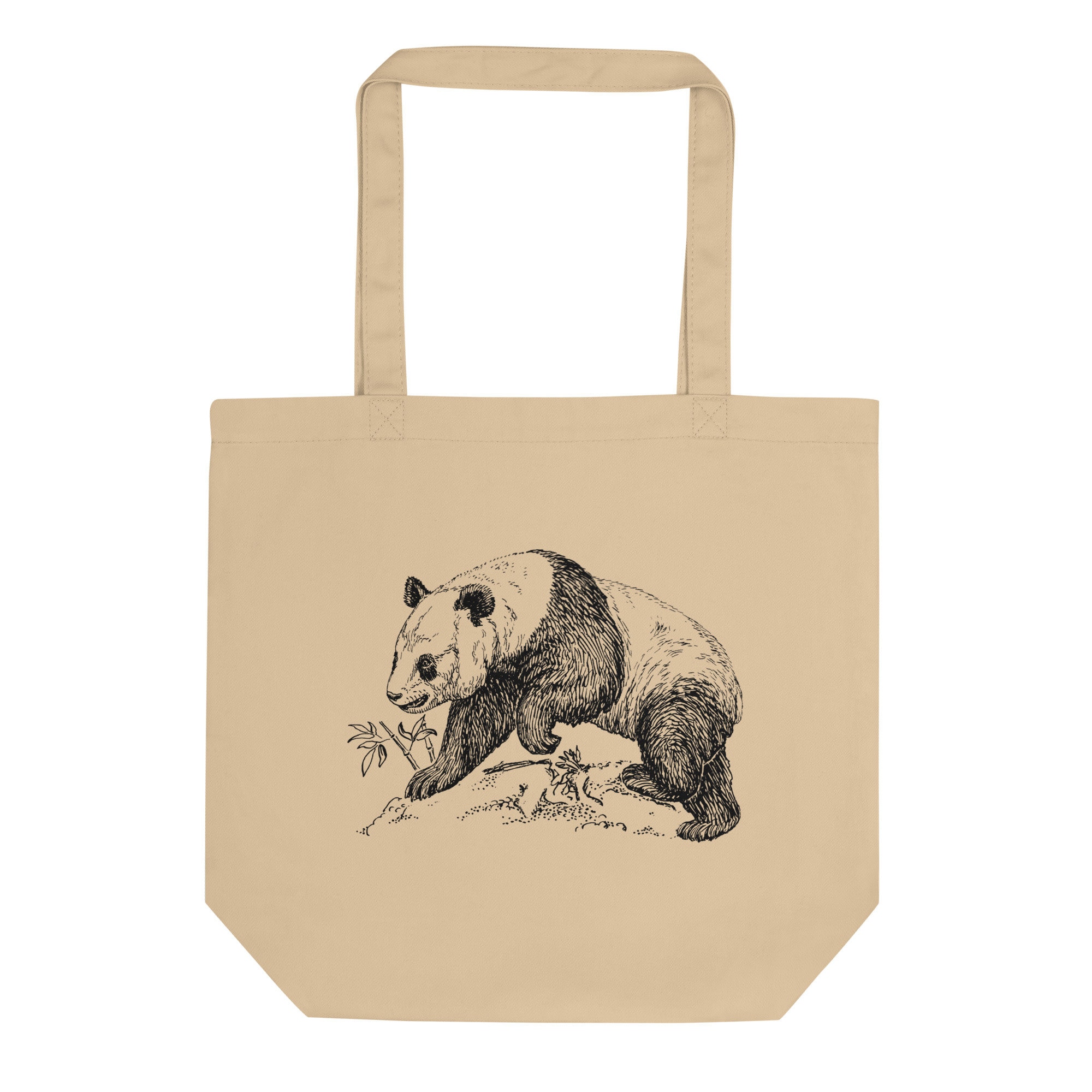 Panda Tote Bag Giant Panda Eco Tote Bag Panda Tote Bag Gift - Etsy
