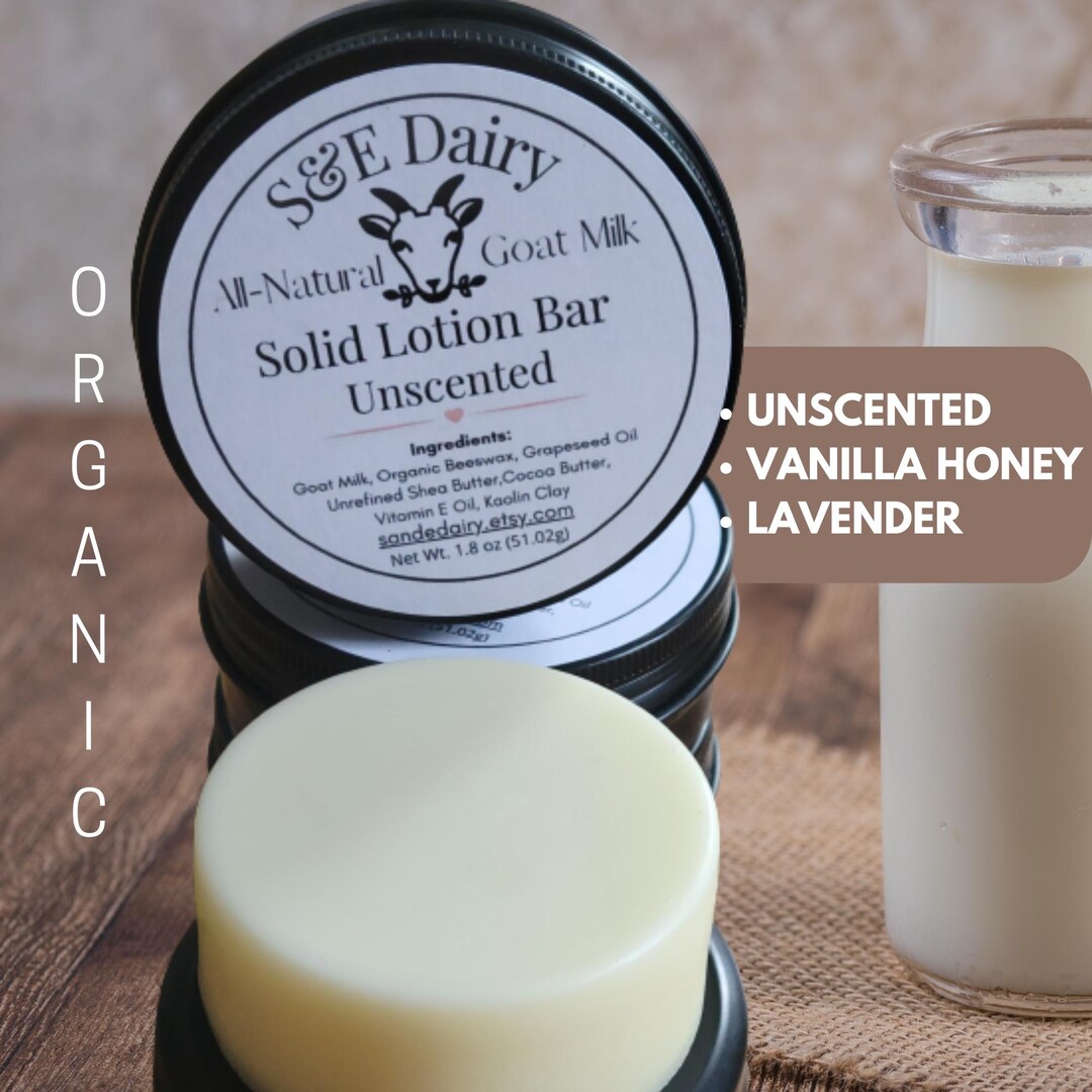 Goat Milk Lotion Bar|pure Solid Goats Milk Hand and Body | Organic Goat ...