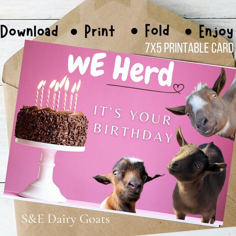 Goat Printable - Etsy