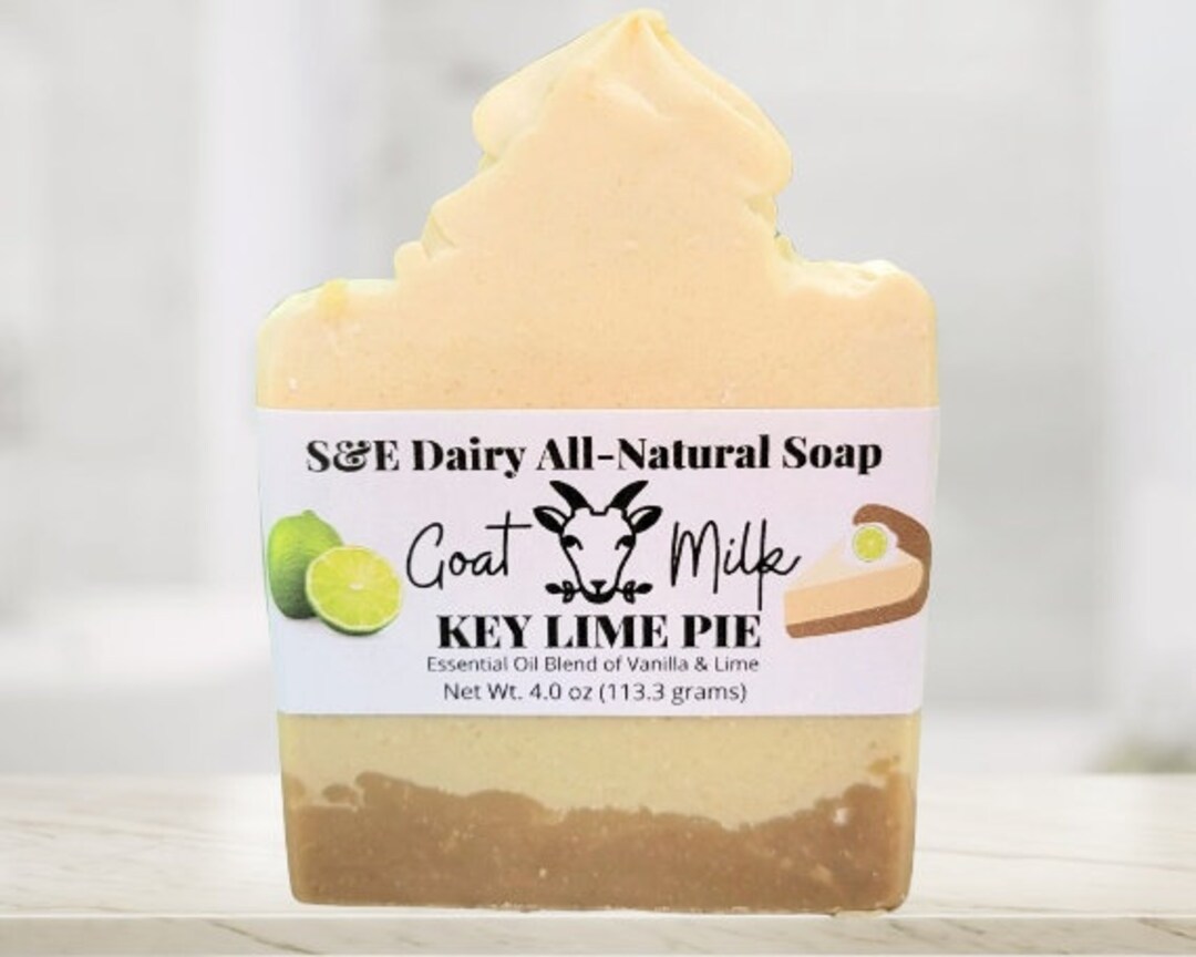 Key Lime Pie Goat Milk Soap Made With Farm Fresh Milk ,cold Process ...