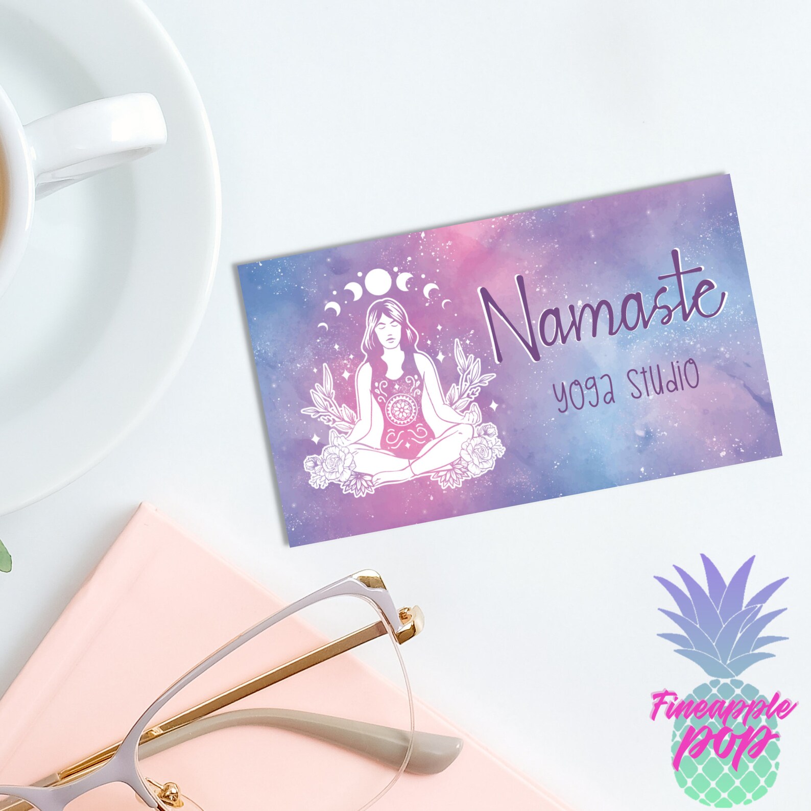 Printable Canva Business Card Template Customizable Digital Etsy