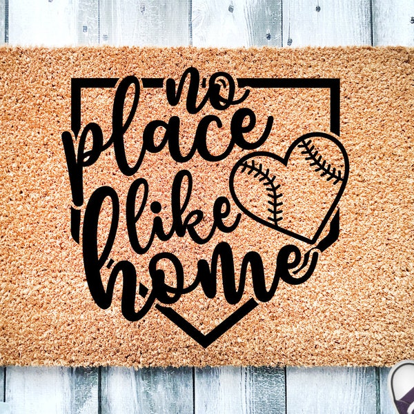Baseball Home Plate Door Mat - Etsy