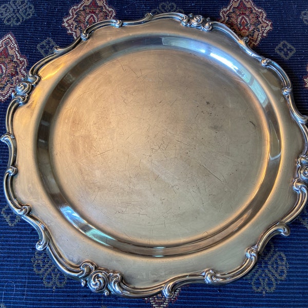 Heavy Silver Tray - Etsy
