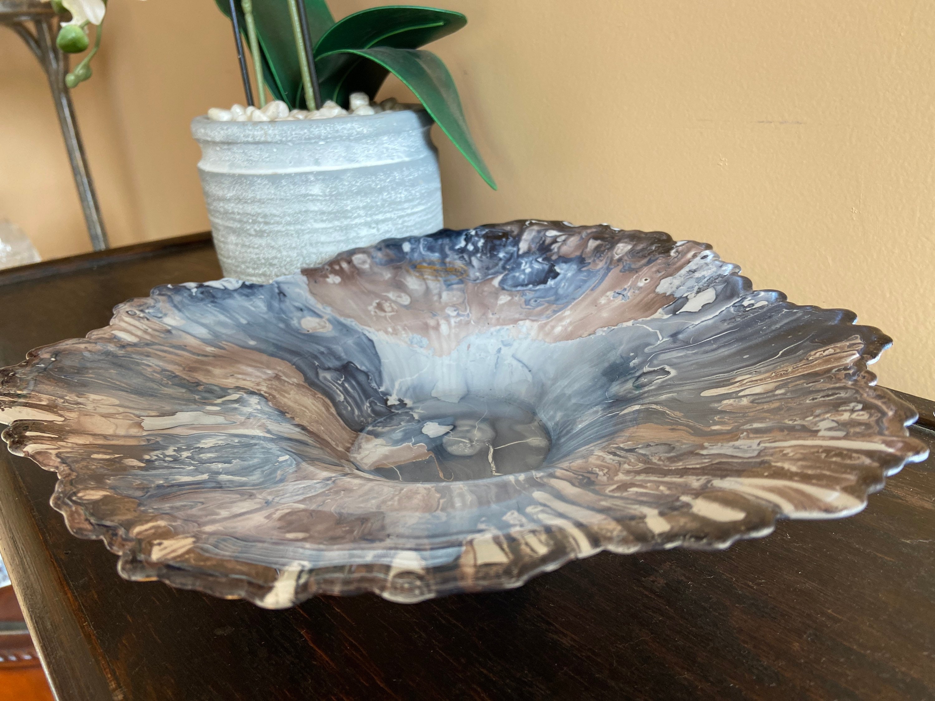 Akcam Turkish Glass Art Bowl - Etsy