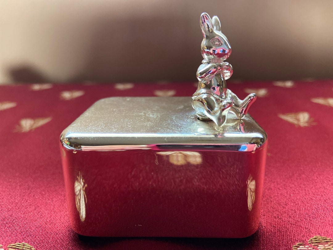 Royal Doulton Bunnykins Silver Music Box, Retired Design. - Etsy