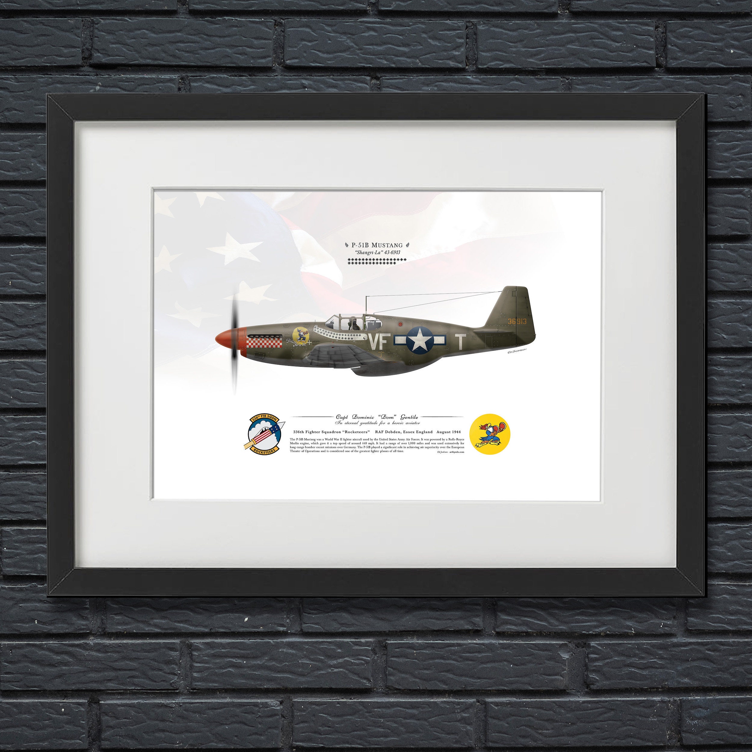 Custom Personalized Military Aircraft Poster Print | Side View ...