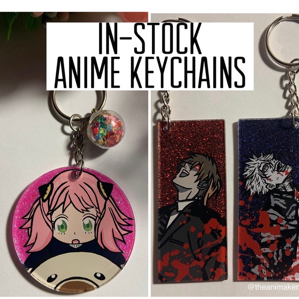 Anime Keychains - Etsy
