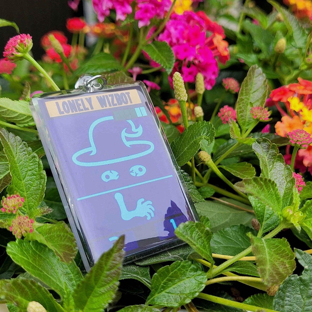 Lonely Wizcharm (double-sided Inscryption Lonely Wizbot Epoxy Acrylic ...