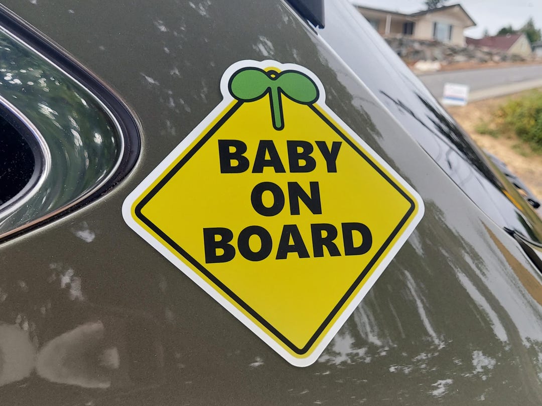Baby Sprout on Board FFXIV Bumper Magnet - Final Fantasy 14 Car Decal ...