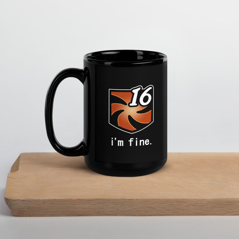 FFXIV Vuln Stack I'm Fine - Double Sided Final Fantasy 14 Black Mug - Etsy