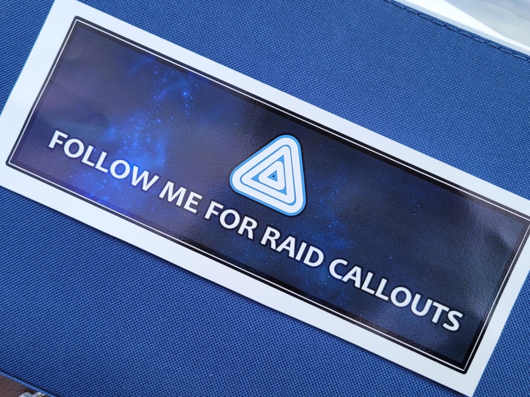 FFXIV Follow Danger Dorito Bumper Sticker - Final Fantasy 14 Car Decal ...