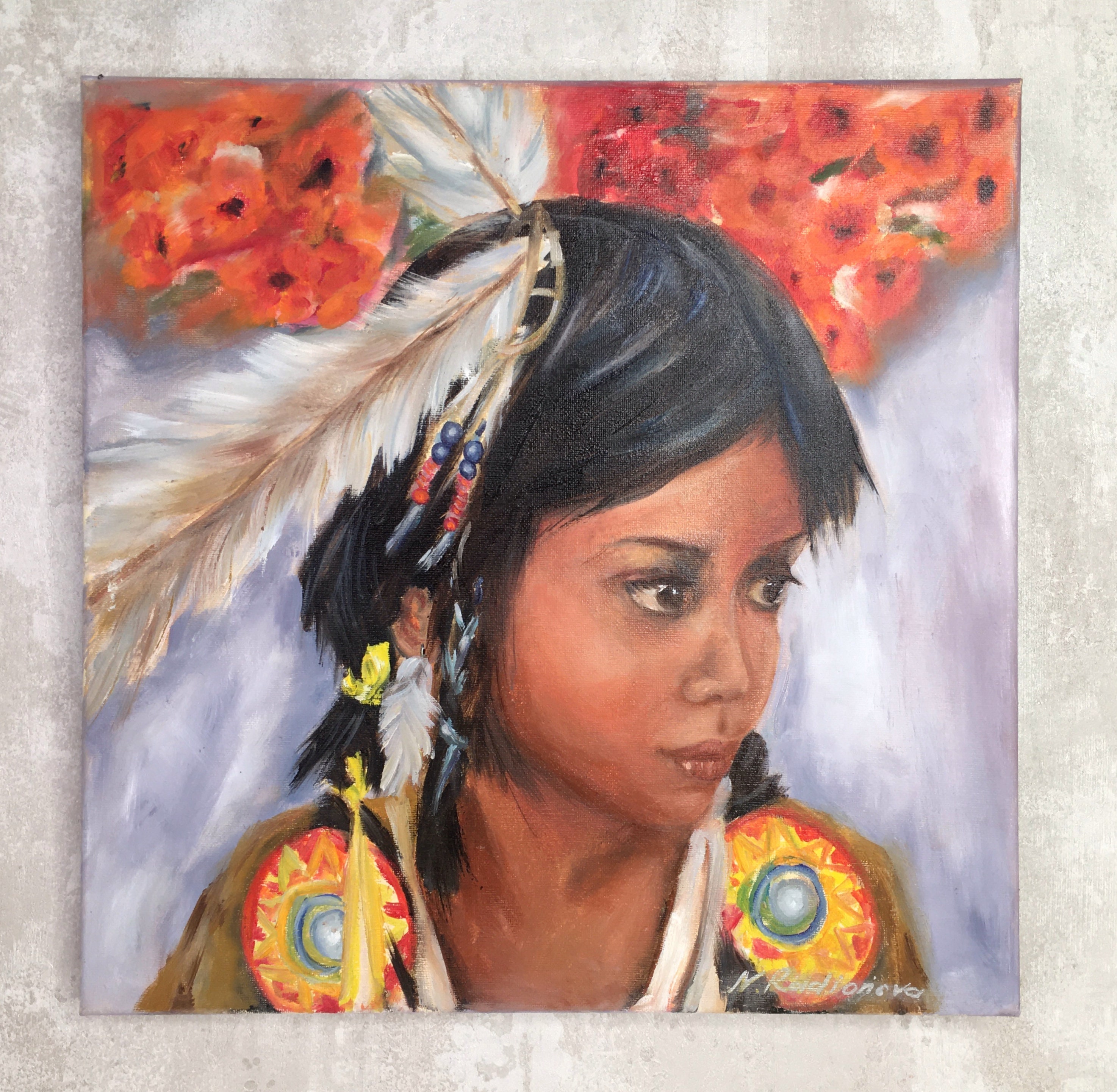American Indian Oil Paintings