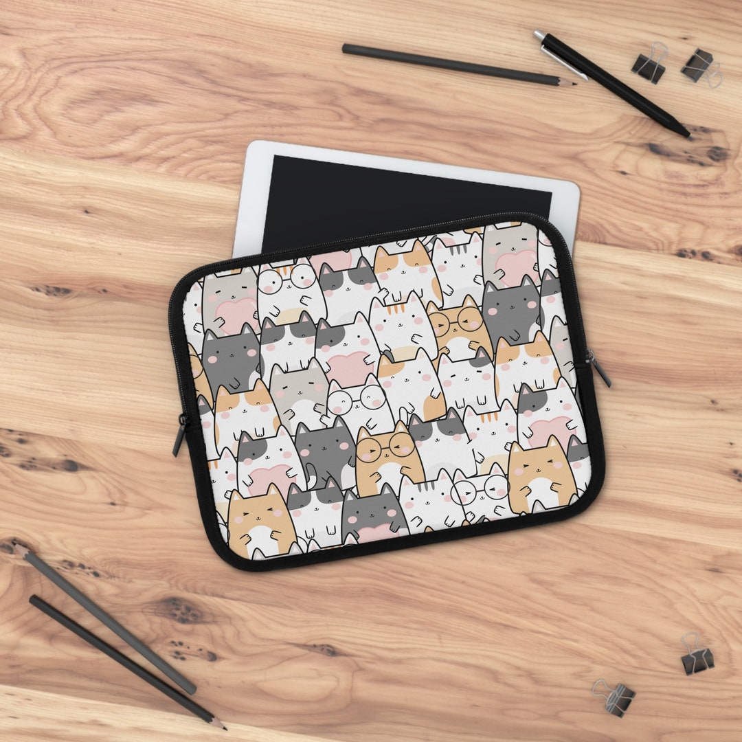 Cute Kawaii Kitty Laptop Sleeve Birthday Gift for Your Sister Daughter ...
