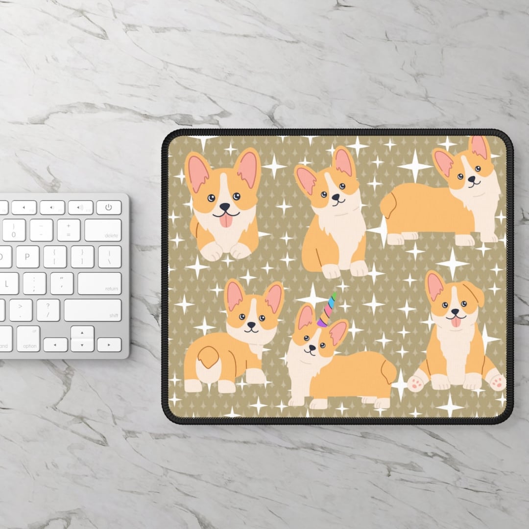 Cute CORGI MOUSE PAD, Gift for Corgi Lovers, Cute Gift Ideas, Kawaii ...