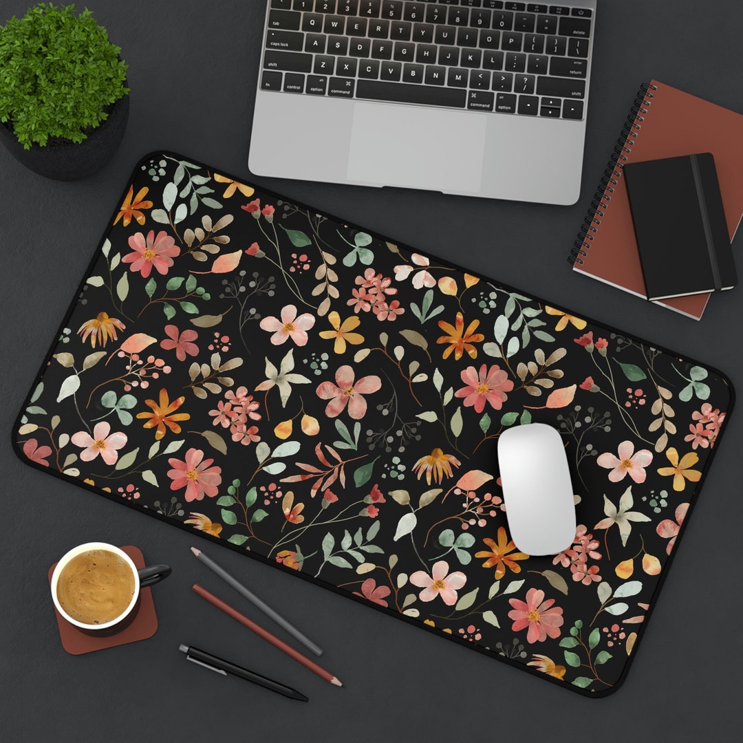 Cute Workspace | Desk Mat Aesthetic | Trendy Workspace | Cute Gaming ...