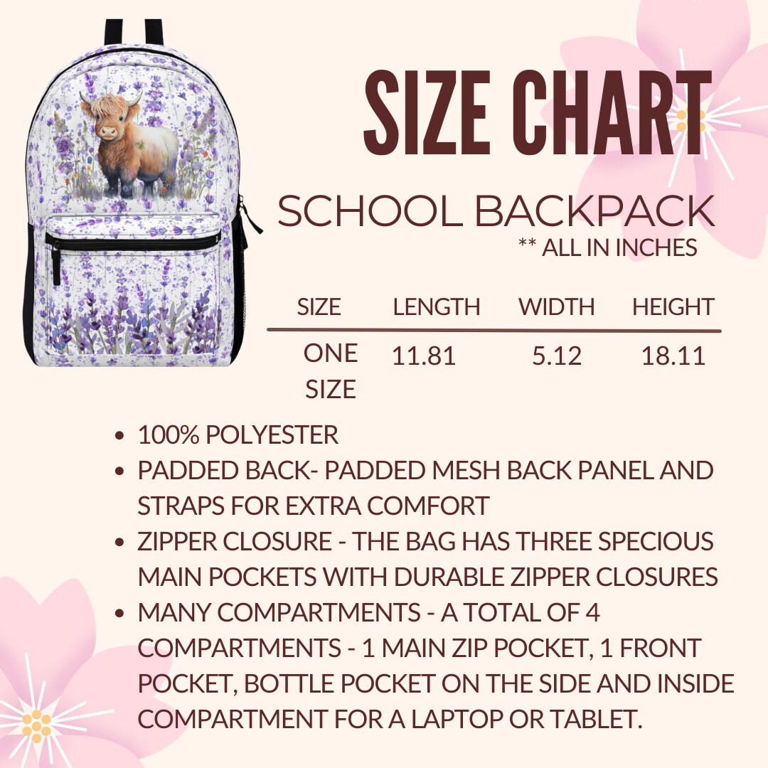 Cottagecore Backpack With Mushrooms Forest Vibes Nature Waterproof With ...