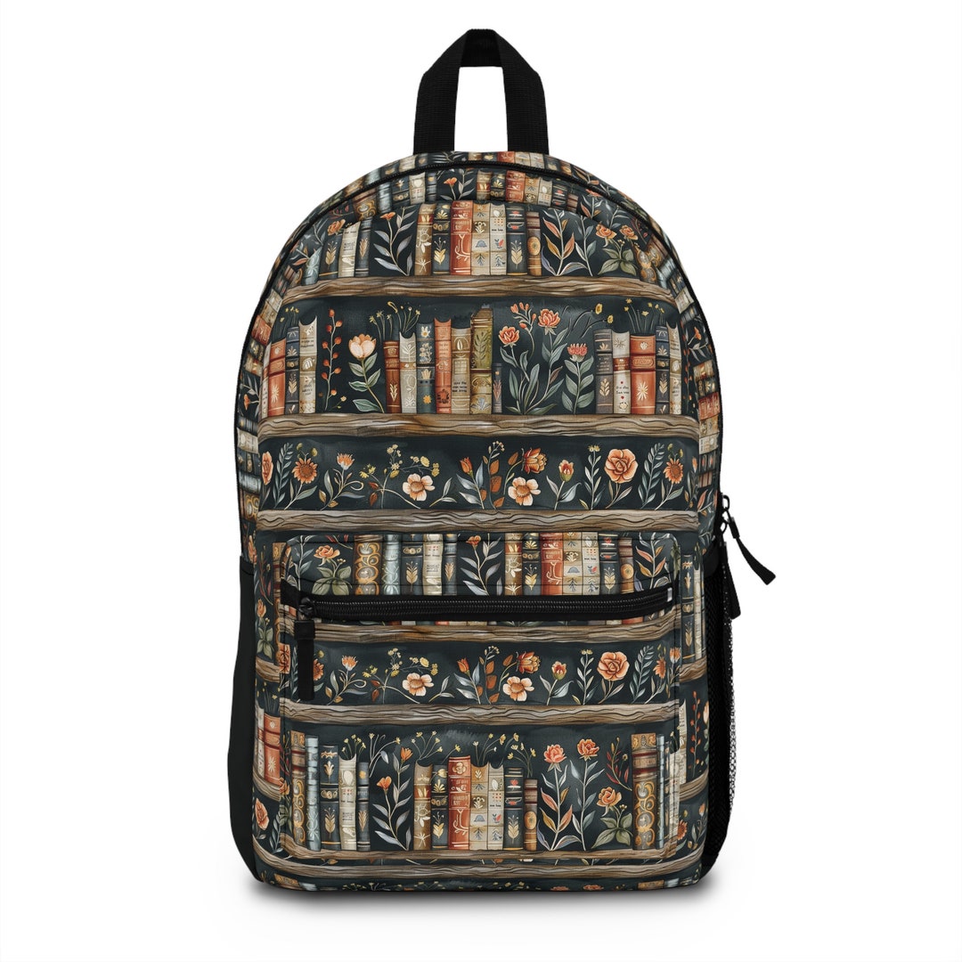 Book Lovers Backpack for School With Tablet Compartment Inside ...