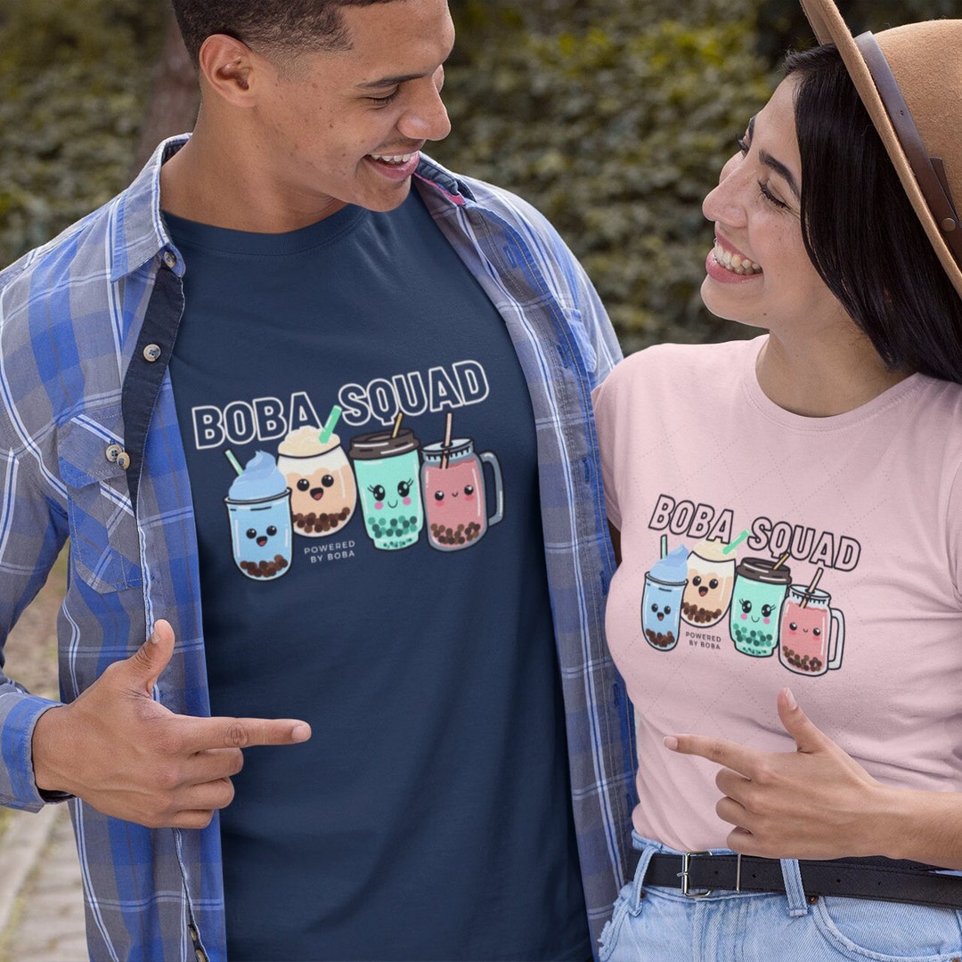 Boba Couple Shirt Boba ADDICT SHIRT Boba Shirt Cute Boba - Etsy