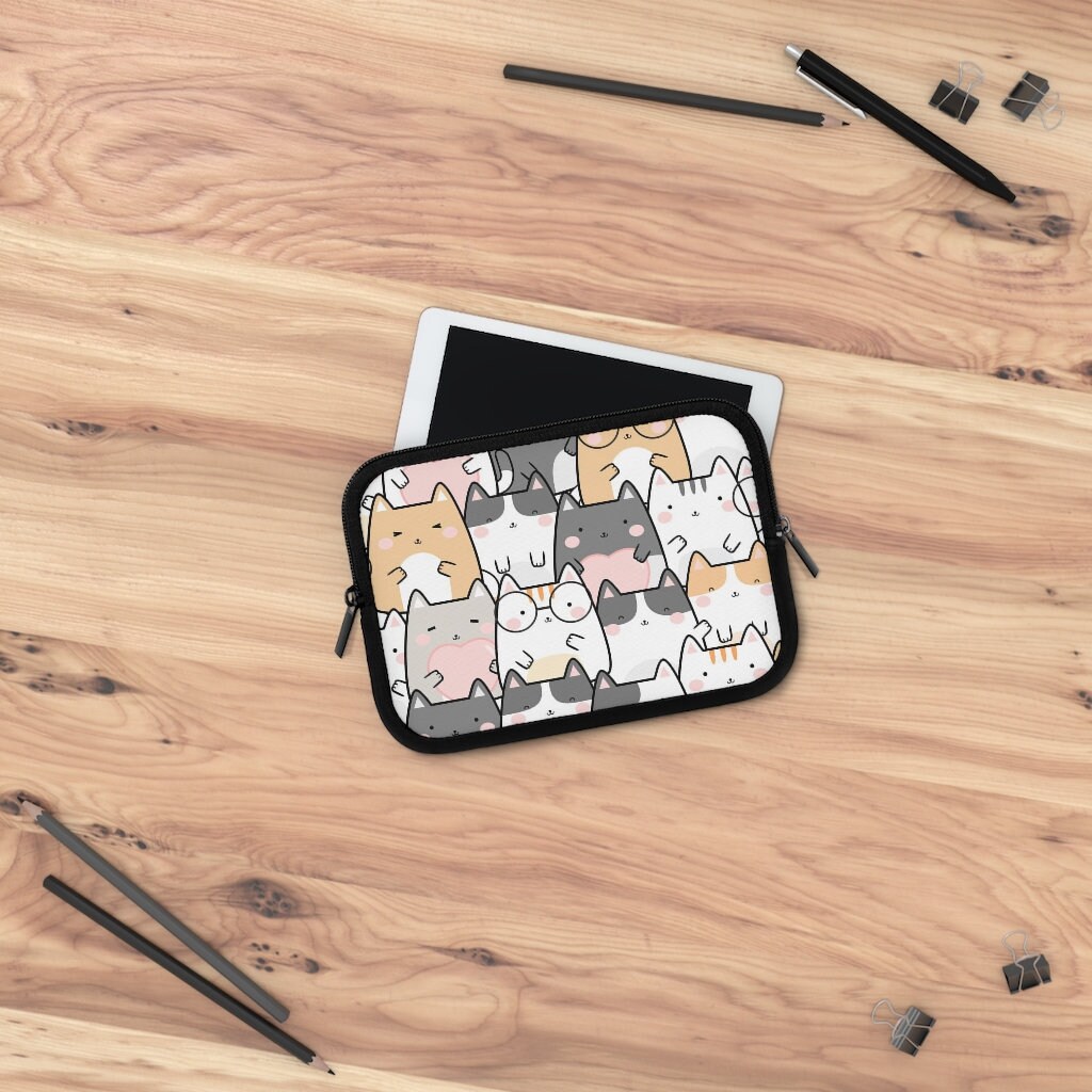 Cute Kawaii Kitty Laptop Sleeve Birthday Gift for Your - Etsy