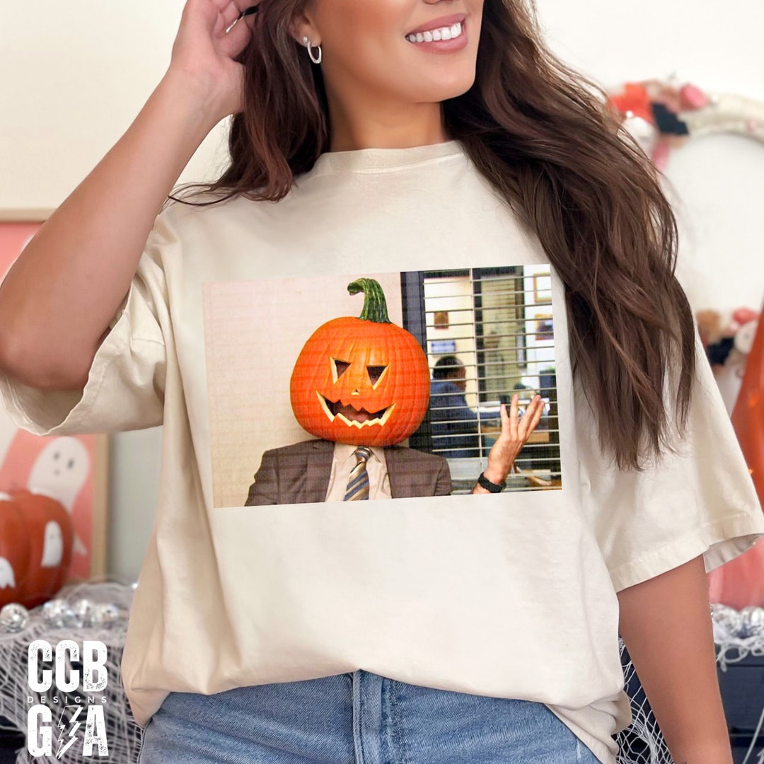 Dwight Pumpkin PNG Funny PNG Fall Png Halloween Png Digital Download ...