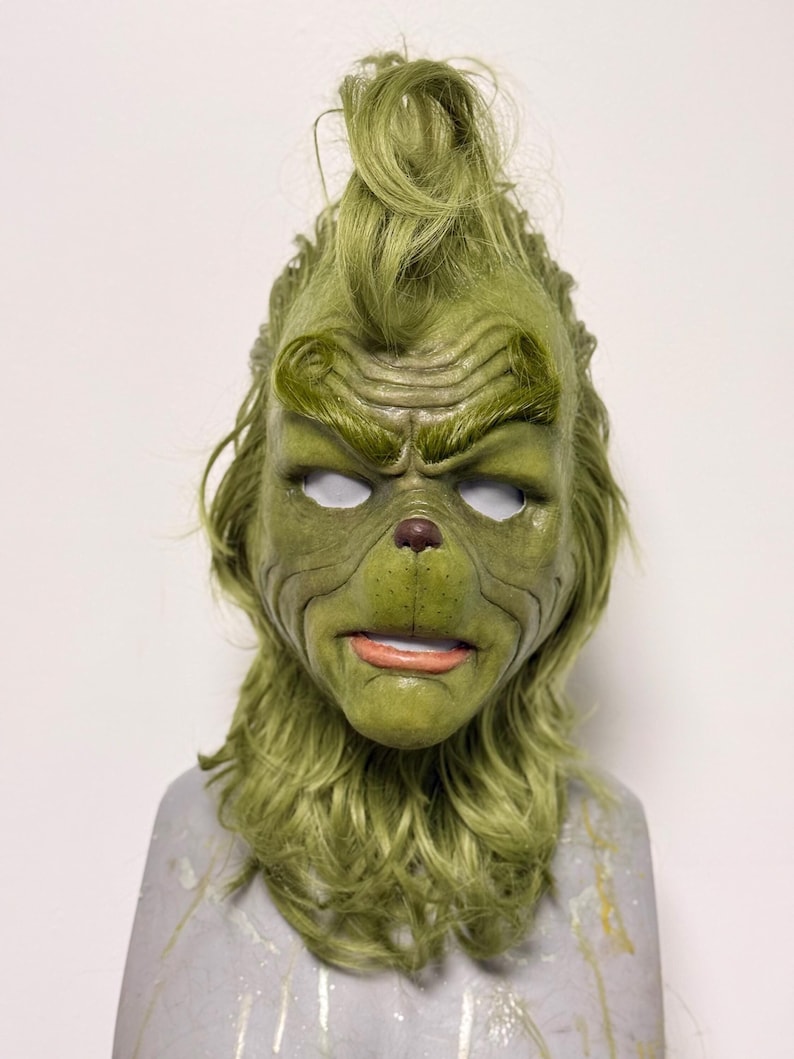 Realistic Silicone Grinch Mask - Etsy
