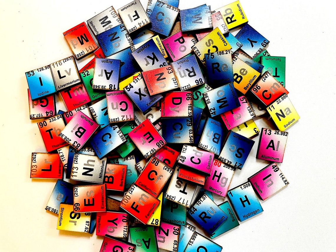 Box of Periodic Table Elements - Etsy