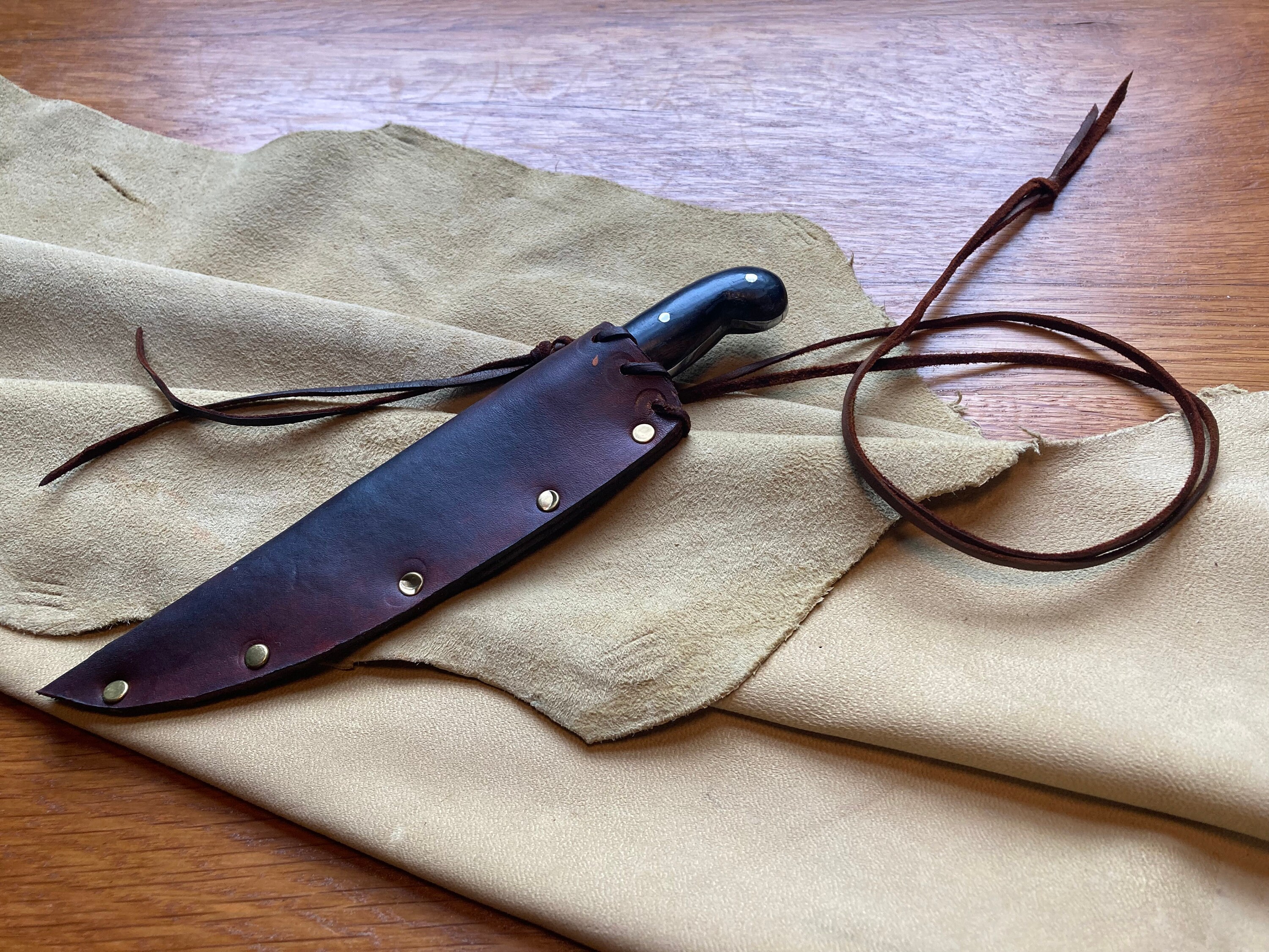 Belduque Knife and Leather Sheath - Etsy
