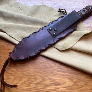 Chisel Tailed Knife and Leather Sheath - Etsy