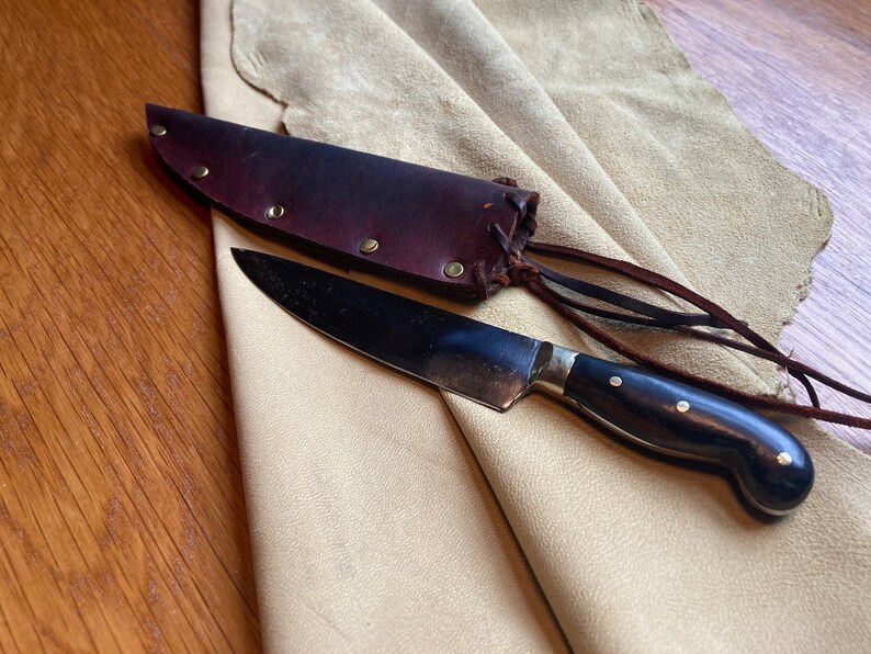 Belduque Knife and Leather Sheath - Etsy