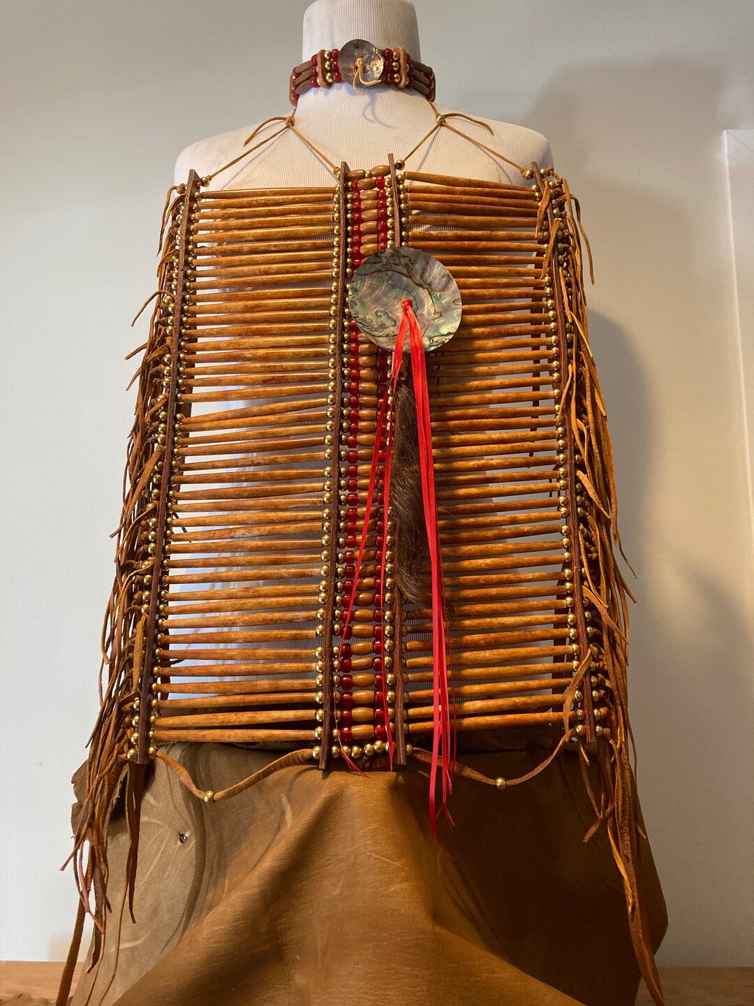 Traditional Plains Indian Breast Plate - Etsy