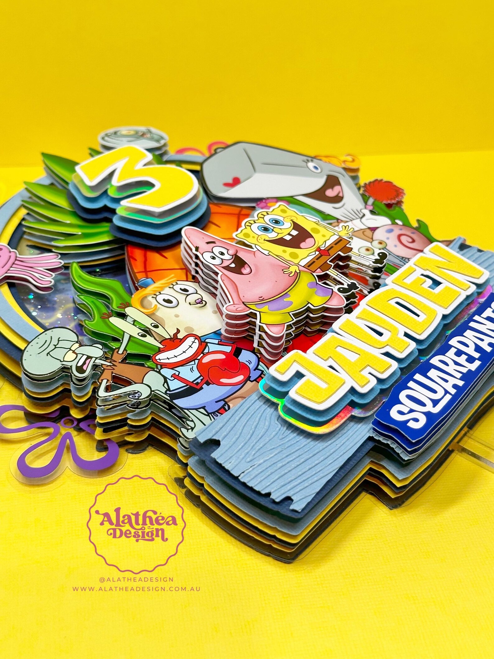 Spongebob Squarepants 3D Cake Toppers - Etsy