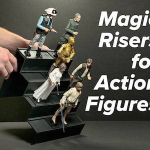 Magic Risers for Action Figures - STL 3D Print Files - Etsy