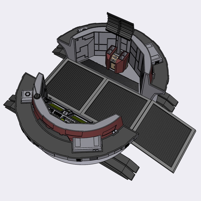 Forward Command Center STL 3D Print Files Inspired by Star - Etsy
