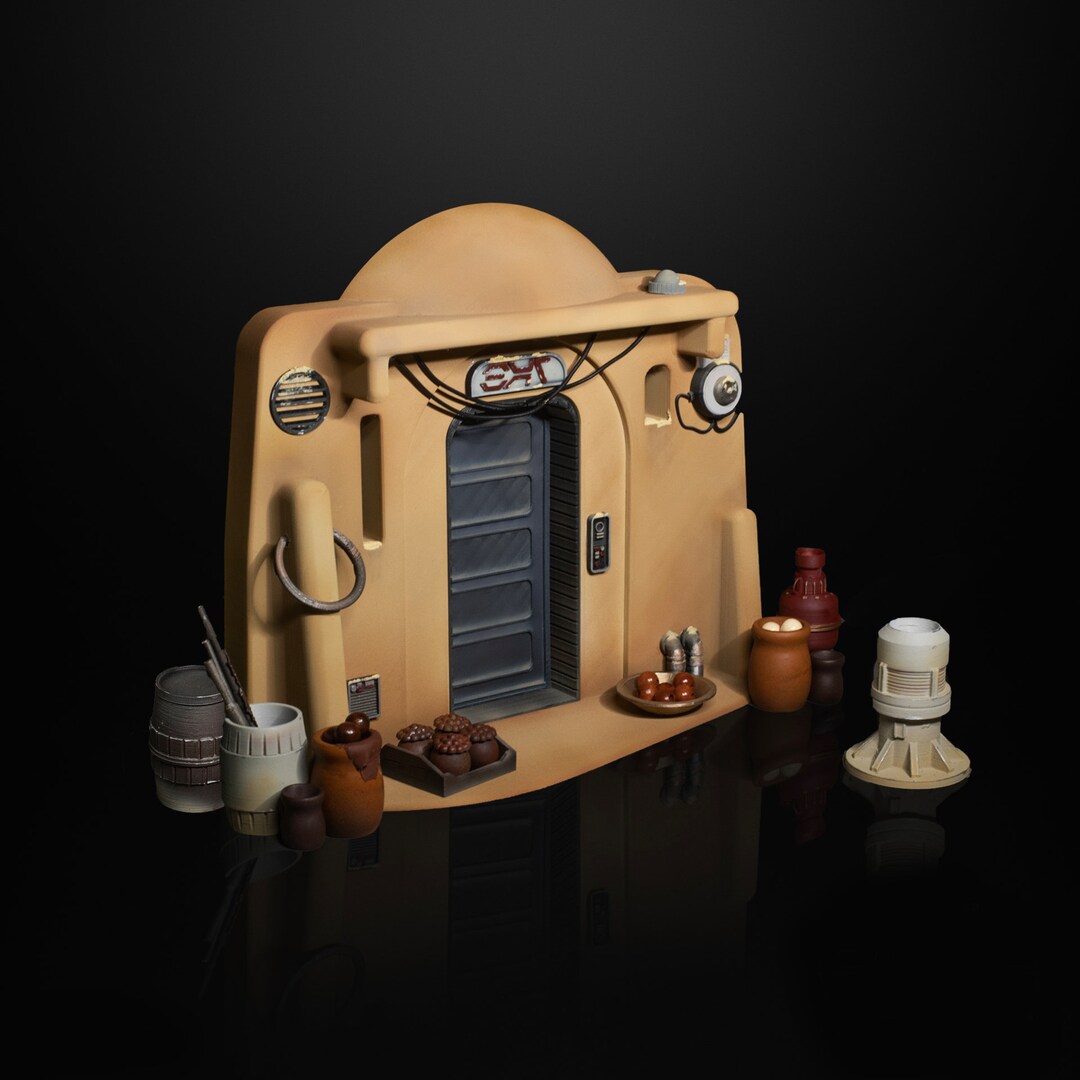 Tattooine Diorama STL Files Black Series Scale Inspired by Star Wars - Etsy