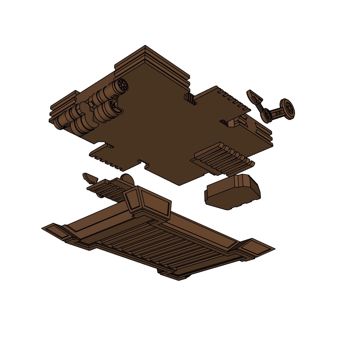 Mustafar Platform 3D Print Files Inspired by Star Wars | Etsy