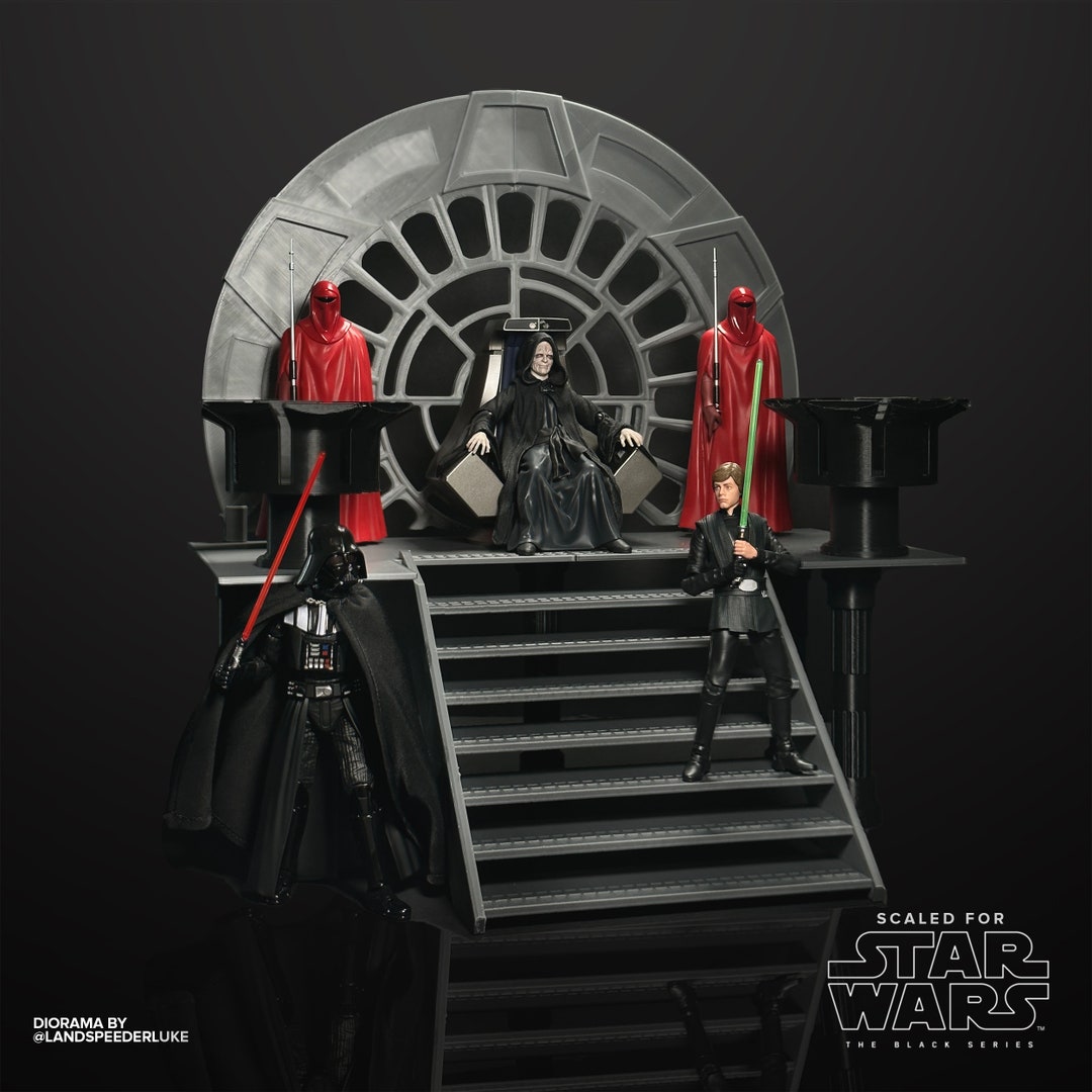 Emperor's Palpatine Throne Room STL 3D Print Files - Inspired by Star ...